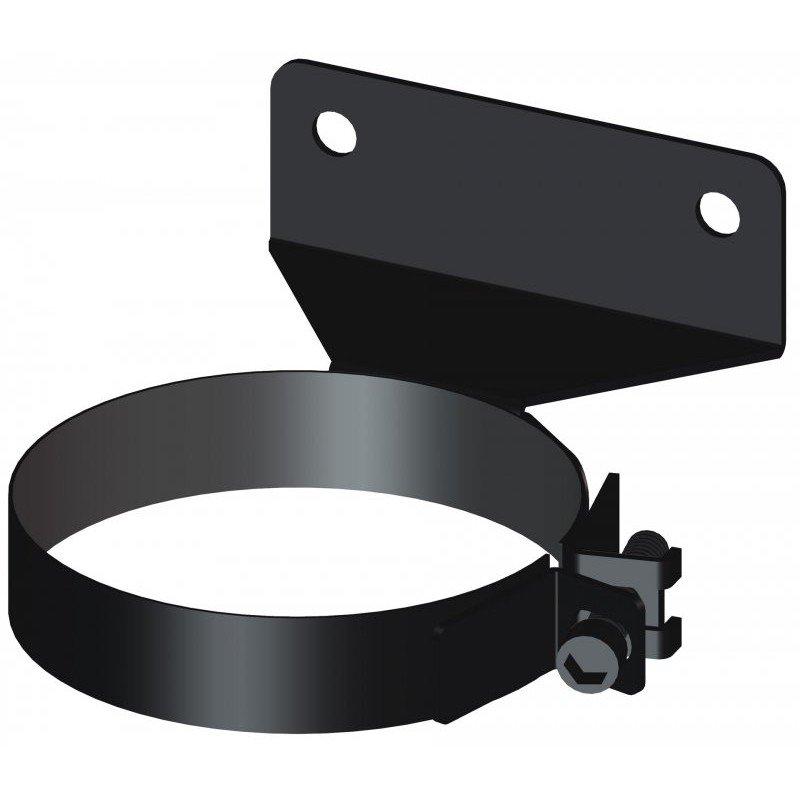 Collier de Fixation Murale Plat Ø80mm | Stabilité et Sécurité