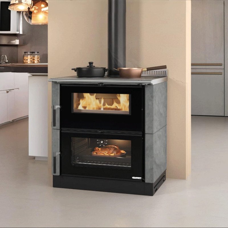 Cuisiniere A Bois Buche 50 Cm Nordica